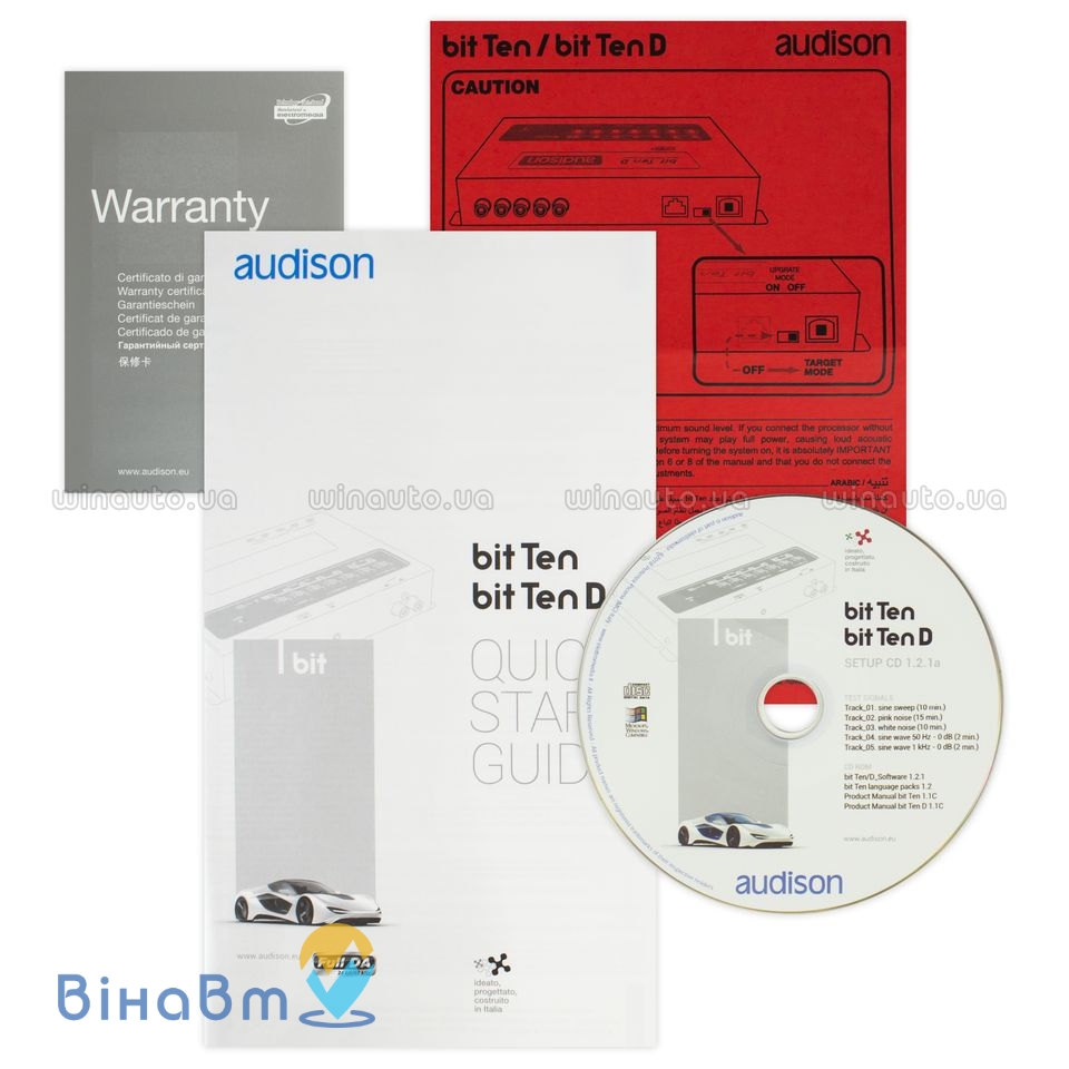Audison Bit Ten купить в Украине • Винавто интернет-магазин