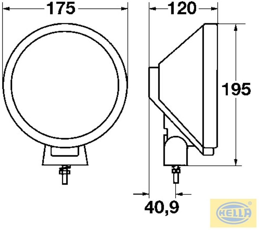 Hella Rallye 3000 Compact Celis 1F1 009 390-021 купить в Украине ...