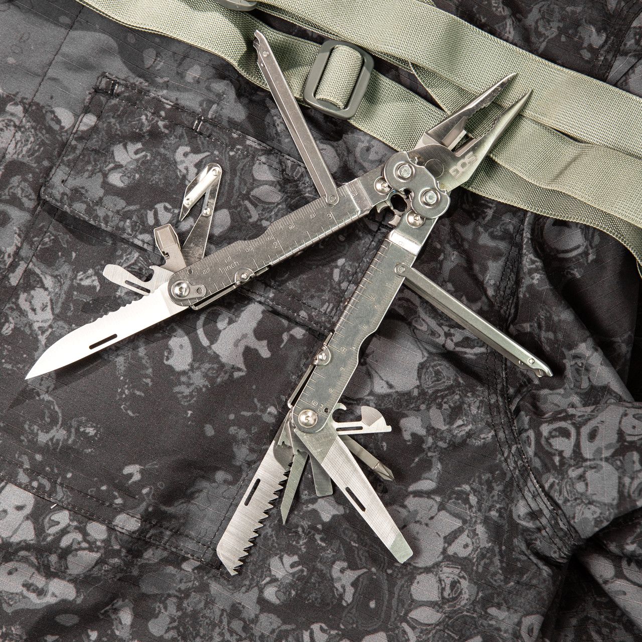 SOG PowerLock w/V-Cutter Nylon Sheath (S62N-CP) купить в Украине ...