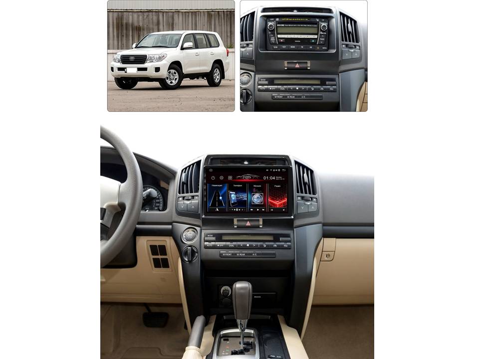 FORS.auto FS 6 MAX для Toyota Land Cruiser 200 (6+128Gb, 10") 2008-2015 ...