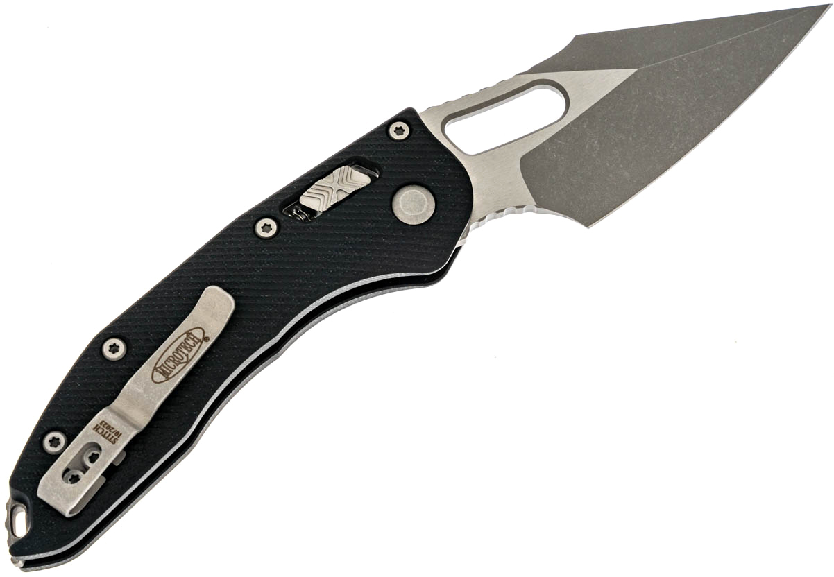 Microtech Stitch Ram Lock Fluted Apoc G10 Black (169RL-10APFLGTBK ...