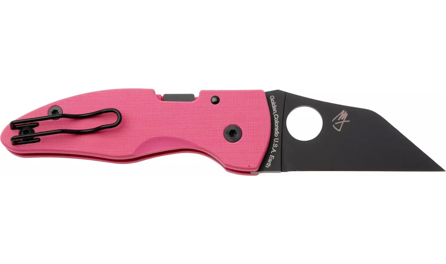 Spyderco Microjimbo Sprint Run S30V Black Blade Pink (C264GPNBKP3 ...