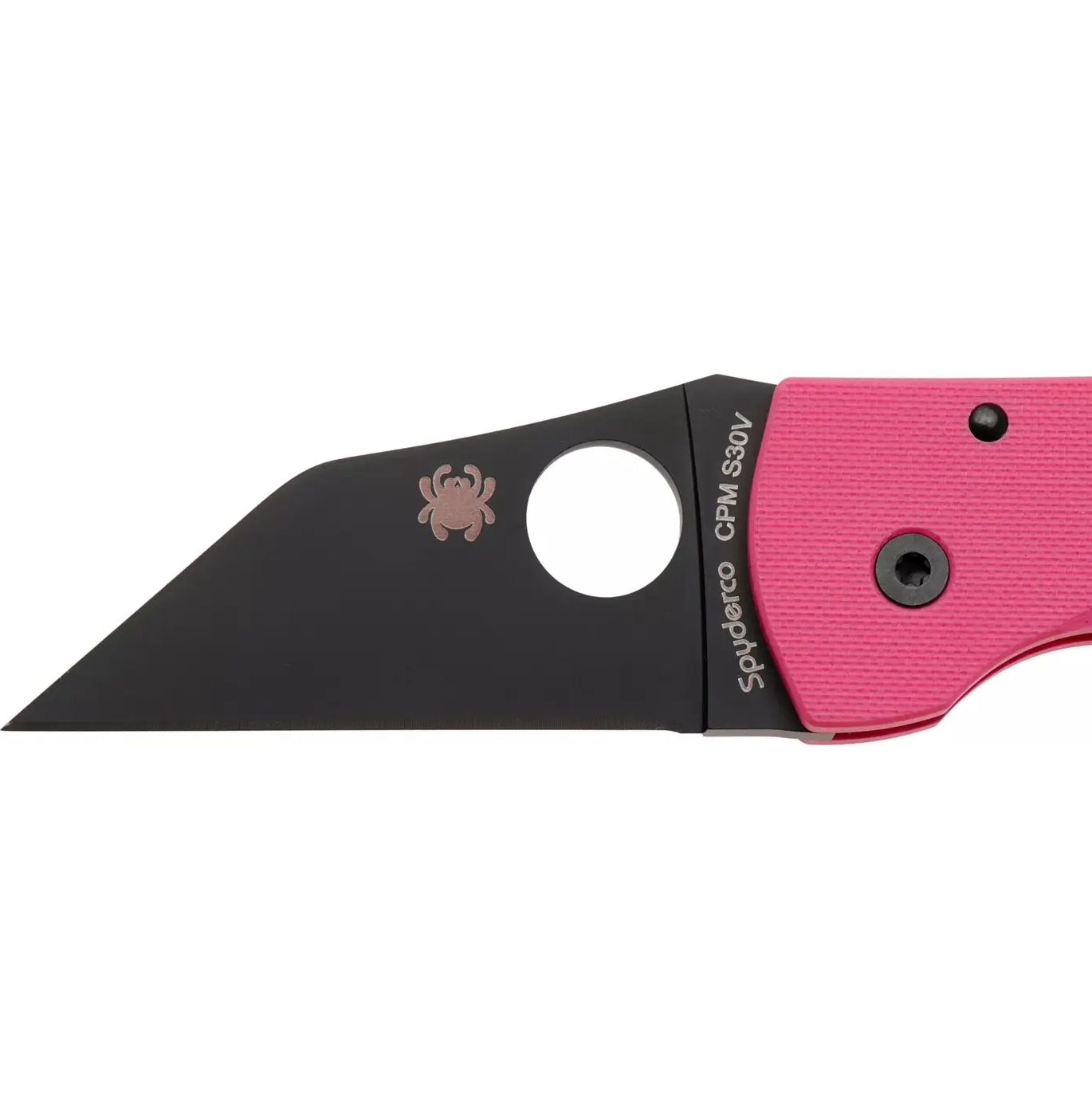 Spyderco Microjimbo Sprint Run S30V Black Blade Pink (C264GPNBKP3 ...