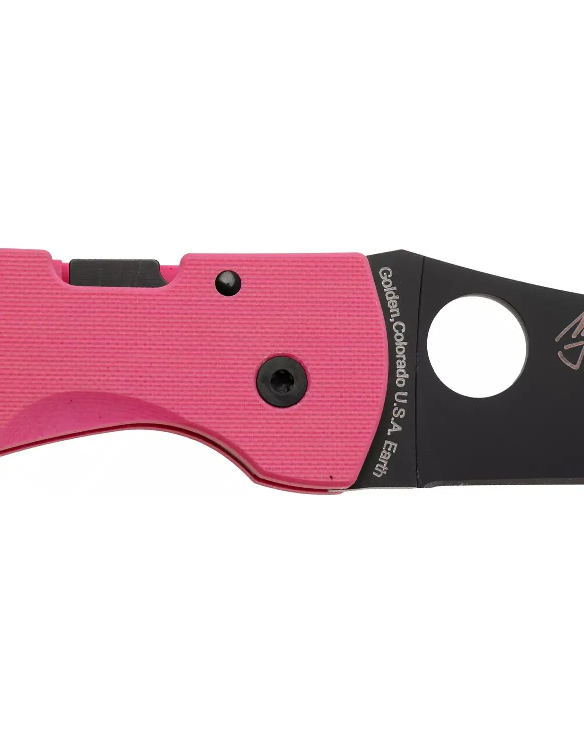 Spyderco Microjimbo Sprint Run S30V Black Blade Pink (C264GPNBKP3 ...